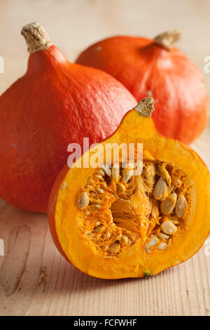 A whole Hokkaido pumpkin Stock Photo - Alamy