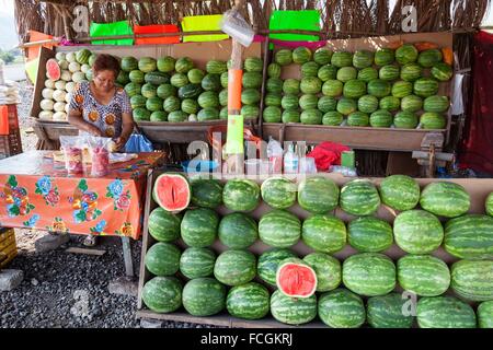 Watermelon stall, Mexico Stock Photo: 15302643 - Alamy