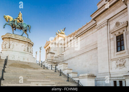 white imposing monument in Rome, Italy Stock Photo - Alamy