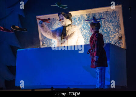 'The Snowman' play performed by The Birmingham Repertory Theatre at the ...