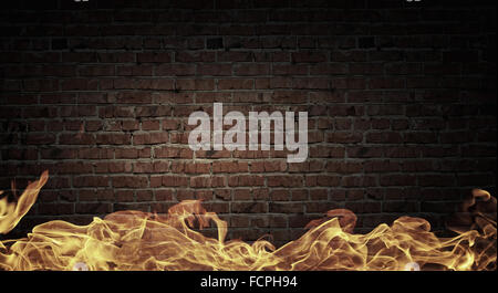 Fire outbreak on an abstract background from the sides Stock Photo - Alamy