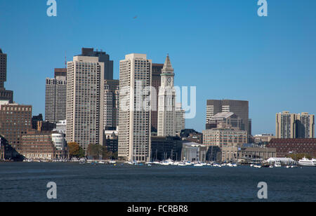 High Rise office buildings and The Custom House The Waterfront Boston ...