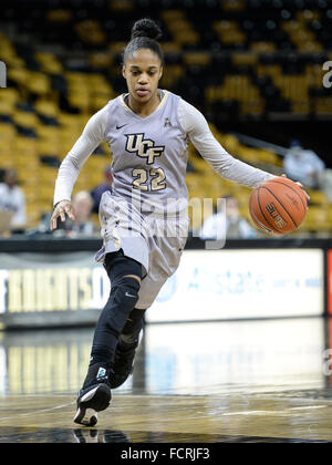 Orlando, FL, USA. 24th Jan, 2016. UCF Knights guard Ashley Polacek (4 ...
