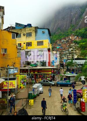 Streets of Rocinha Stock Photo - Alamy