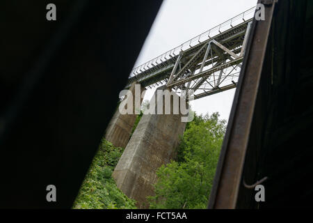 Old Japanese railways and bridges, Sakhalin Island, Russia Stock Photo ...