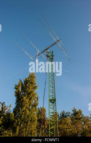 VHF radio communications directional antenna Stock Photo - Alamy