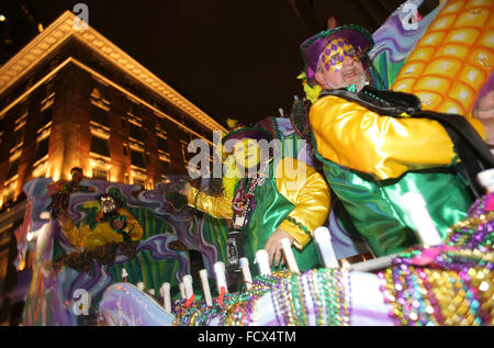 Mobile, ALABAMA, USA. 22nd Jan, 2016. The Conde Cavaliers parade ...