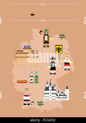 Landmarks in Germany Stock Photo - Alamy