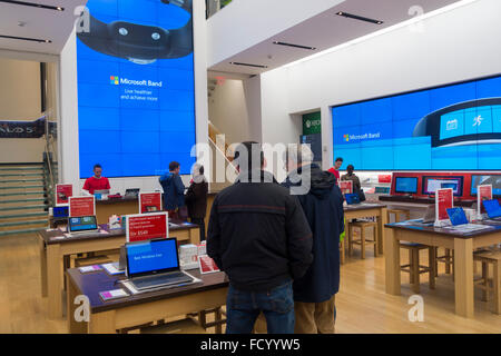 microsoft new york city flagship store fifth avenue New York City USA ...