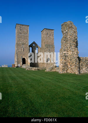 Reculver towers a roman saxon shore fort and remains of a 12th century ...