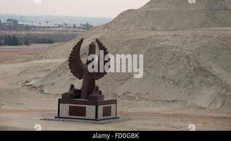 Statue of Liberty on the Bank of the new Suez Canal Stock Photo ...