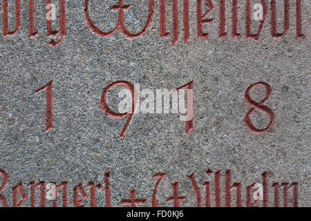 Calendar of year 1918 Stock Photo - Alamy