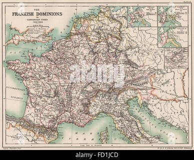 Treaty Of Verdun 843 Stock Photo - Alamy