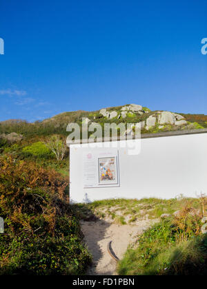 Cable Hut at the Porthcurno Telegraph Museum, Porthcurno, Cornwall ...