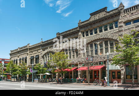 Idaho, Old Boise Historic District, Union Block Building Stock Photo ...