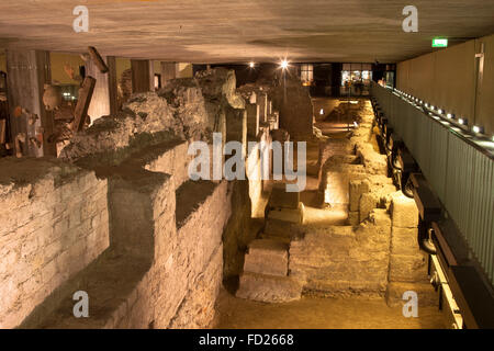 Germany, Cologne, the relics of the Praetorium. The Praetorium was the ...