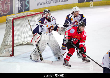 Guildford, Surrey, UK. 27th January, 2016. English Premier Ice Hockey ...