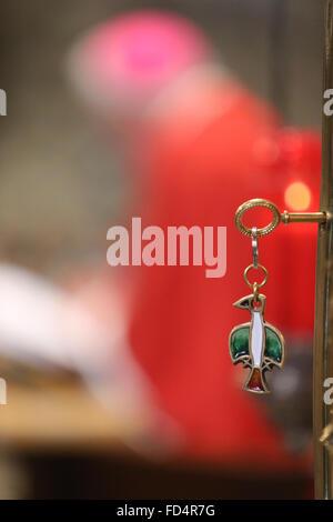 Tabernacle key in a Roman catholic church Stock Photo - Alamy