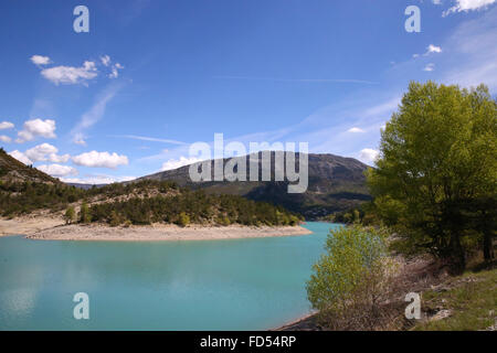 Castillon lake. The Verdon Gorge Stock Photo - Alamy