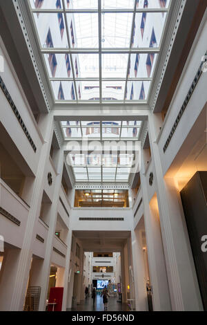 Inside public reception atrium Amsterdam City Archives Archive building ...