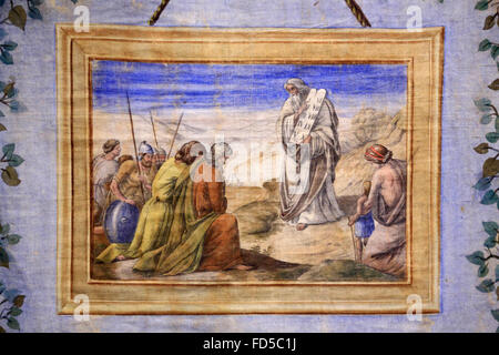 The Israel Museum. Moses and the ten commandments Stock Photo - Alamy