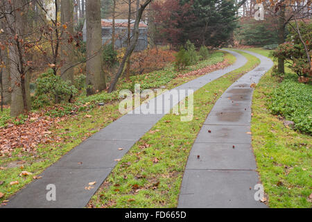 Prospect park fall color autumn Brooklyn NY leaves Stock Photo - Alamy