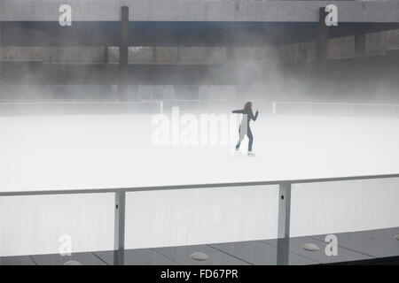 Prospect Park LeFrak ice skating rink Brooklyn NY Stock Photo - Alamy