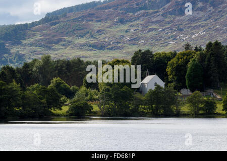 Celtic Church at Loch Alvie Stock Photo - Alamy