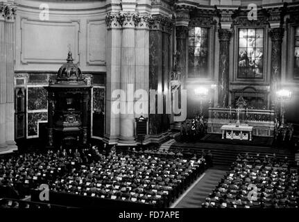 Church service at Adolf Hitlers Birthday in the Berlin Cathedral, 1933 ...