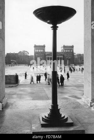Brazier in the Ehrentempel in Munich Stock Photo - Alamy