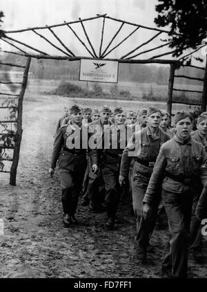 Hitler Youth members in a military training camp, 1930s Stock Photo - Alamy