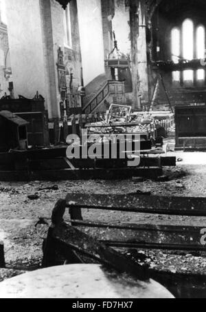 Bomb damage to the Luebeck Cathedral, 1942 Stock Photo - Alamy