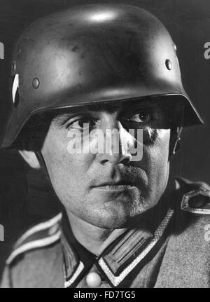 Portrait of a German soldier Stock Photo - Alamy