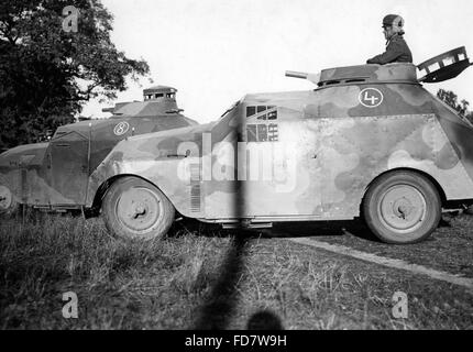 Dummy tanks at the autumn maneuvers of the Reichswehr, 1932 Stock Photo ...