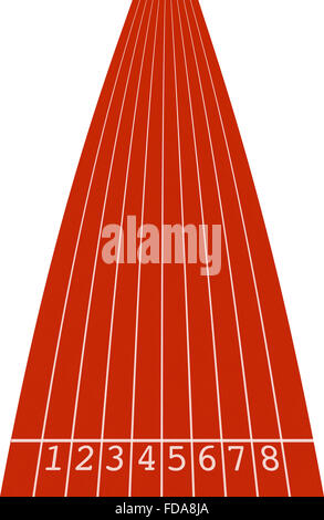 Start of a race, track and field athletics, drawing by the artist ...