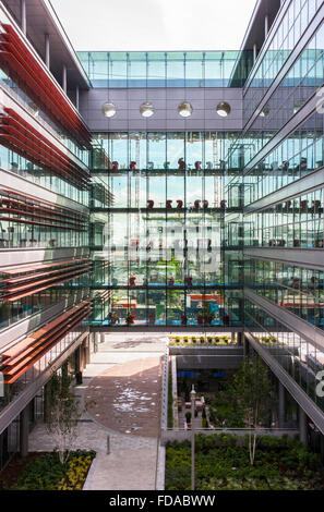Atrium of Office Block Stock Photo - Alamy