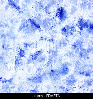 Abstract blue watercolor shape as a background isolated on white ...