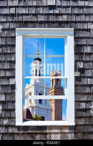 Cape Cod window photomount Massachusetts USA Stock Photo - Alamy