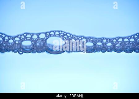 A studio photo of a blue water line Stock Photo - Alamy