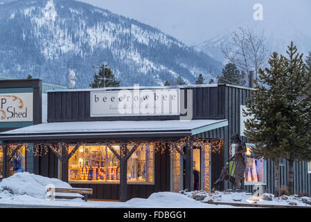 Downtown Joseph Oregon in winter Stock Photo: 129869772 - Alamy
