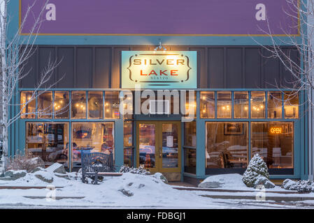 Downtown Joseph Oregon in winter Stock Photo: 129869772 - Alamy