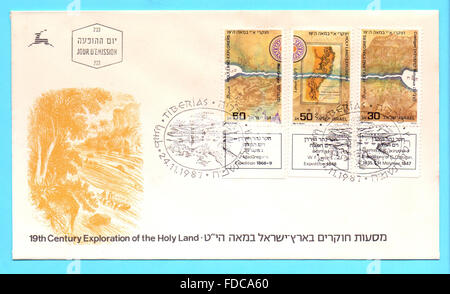 First day cover of an Israeli stamp Full set of the tribes of Israel on ...