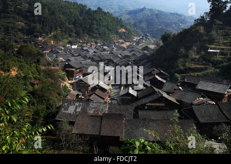 Hunan Province West Hunan Huitong County Gaoyi Ancient Village Stock ...