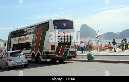 On the maiden voyage from Rio de Janeiro (Brazil) to Lima (Peru), the ...