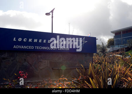 A view of Lockheed Martin's Advanced Technology Center in Palo Alto ...