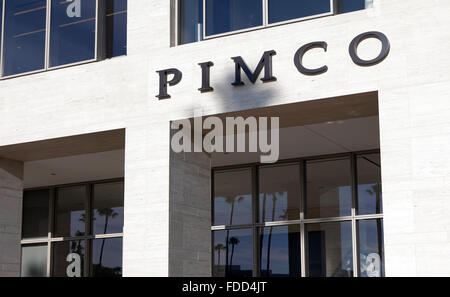 A view of PIMCO's corporate headquarters in Newport Beach, California ...