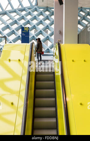 The Seattle Public Library, Central Library, in Seattle, Washington ...