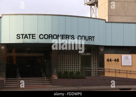 The State Coroner’s Court on Parramatta Road, Glebe in Sydney ...