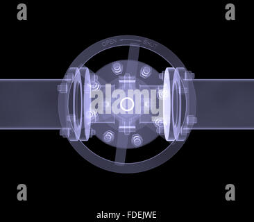 Xray of water pipe Stock Photo - Alamy