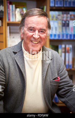 Sir Terry Wogan pictured ahead of a book signing event at The Bookstore ...